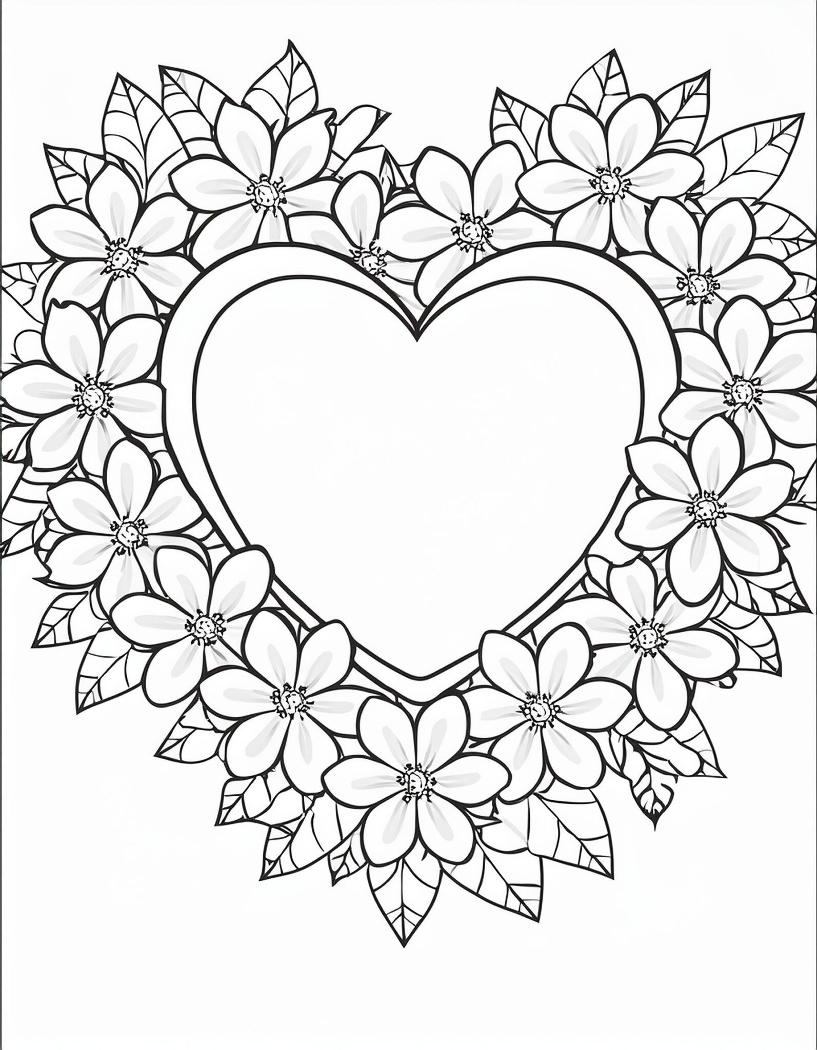 12 schöne Herz Ausmalbilder zum ausdrucken