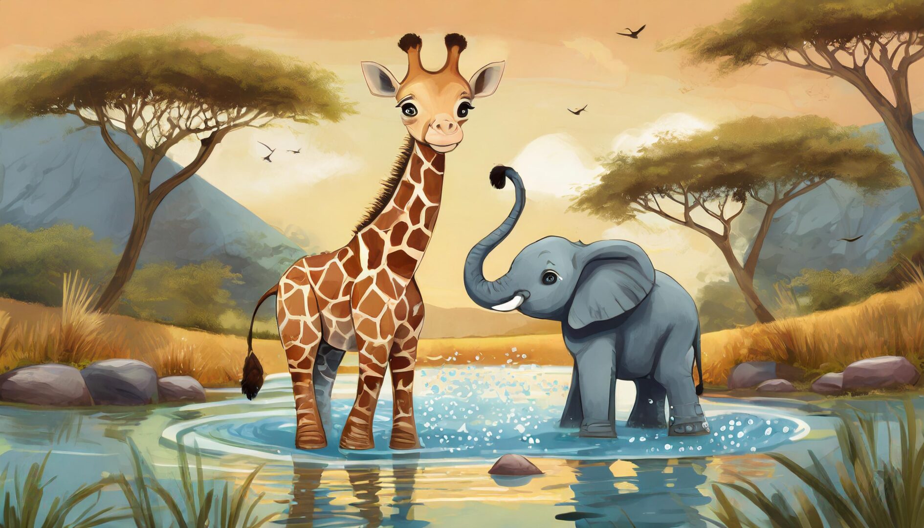 Gitty die Giraffe - Fabelzwerge